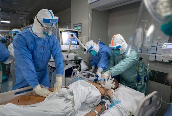 Medical Staff Press Wound Prevent Bleeding Editorial Stock Photo ...