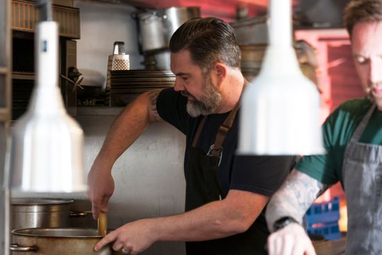 Restaurant Coowners Richard Dunn Wayne Roddis Editorial Stock Photo ...