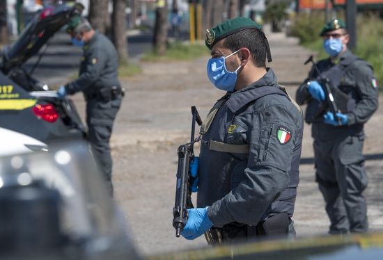 Guardia Di Finanza Financial Police Officers Editorial Stock Photo ...