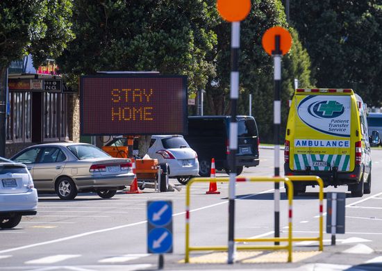 Tawa Town Centre During Lockdown Covid19 Editorial Stock Photo - Stock ...