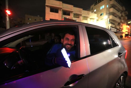 Driver Shows His Electronic Pass Permit Editorial Stock Photo - Stock ...