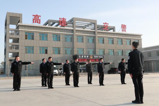 Traffic Police Officers Prepare Morning Drill Editorial Stock Photo ...