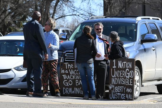 Michael Coachman Suit Left Greets Protesters Editorial Stock Photo ...