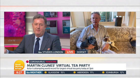 Piers Morgan Martin Clunes Editorial Stock Photo - Stock Image ...