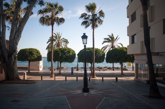 Empty Promenade Seen Marbella Amid Coronavirus Editorial Stock Photo ...