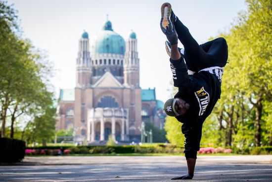 Alain Imbata Hiphop Breakdance Dancer Professional Editorial Stock ...