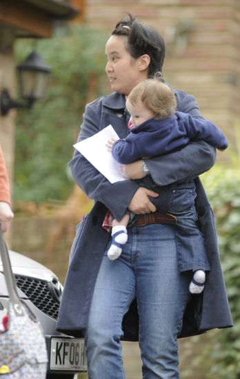 Claire Yang Her Robin Gibbs Baby Editorial Stock Photo - Stock Image ...
