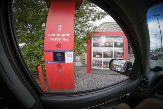 Quick Fast Food Chain Has Reopened Editorial Stock Photo - Stock Image ...