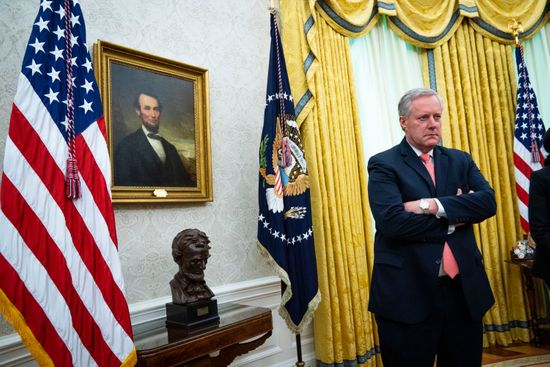 Mark Meadows Assistant President Chief Staff Editorial Stock Photo ...