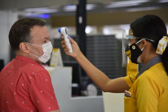 Staff Member Nok Air Airline Checks Editorial Stock Photo - Stock Image ...