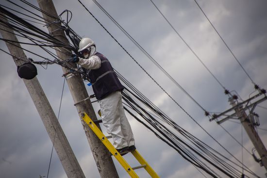Ivan Ante Performs Maintenance Work Internet Editorial Stock Photo ...