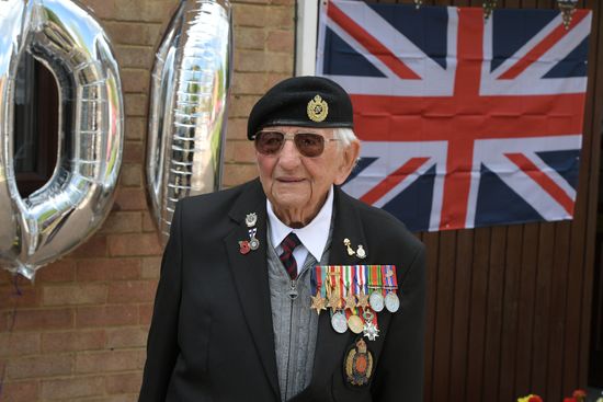 Dday Veteran Don Sheppard Celebrates His Editorial Stock Photo - Stock ...