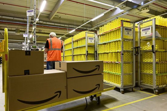 Amazon Logistics Center Rheinberg Logistics Location Editorial Stock ...