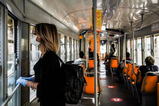 Passengers On Tram Indications Safety Rules Editorial Stock Photo ...