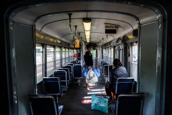 Tram Indications Safety Rules During First Editorial Stock Photo ...
