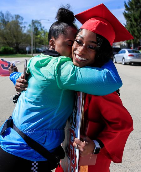 Makeya Bradley R Celebrates Relative After Editorial Stock Photo ...