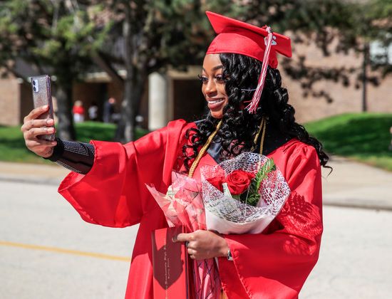Makeya Bradley Takes Selfie Photograph After Editorial Stock Photo ...
