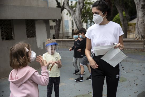 Israeli School Children During Recess Break Editorial Stock Photo ...