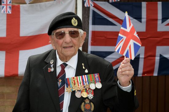 Dday Veteran Don Sheppard Who Celebrated Editorial Stock Photo - Stock ...