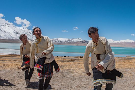 Villagers Dance During Ceremony Marking Start Editorial Stock Photo ...