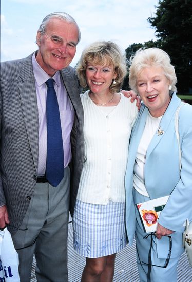 June Whitfield Husband Tim Aitchison Daughter Editorial Stock Photo ...