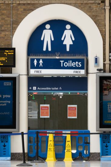 Closed Toilets Charing Cross Railway Station Editorial Stock Photo ...