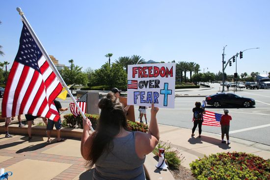 Protester Holds Placard That Says Freedom Editorial Stock Photo - Stock ...