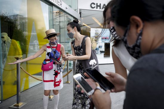 Thai Mall Staff Helps Customers Register Editorial Stock Photo - Stock ...