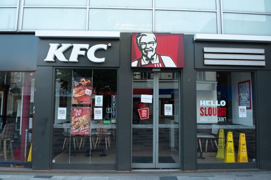 Kfc Restaurant Slough High Street Berkshire Editorial Stock Photo ...