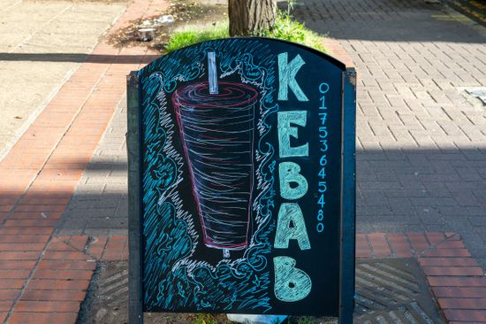 Vibrant Kebab Sign Outside Dere Mangal Editorial Stock Photo - Stock ...