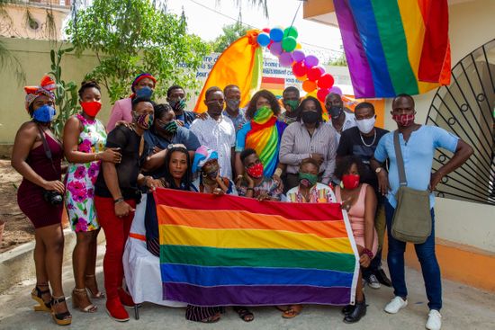 Members Haitian Lesbian Gay Bisexual Transgender Editorial Stock Photo ...