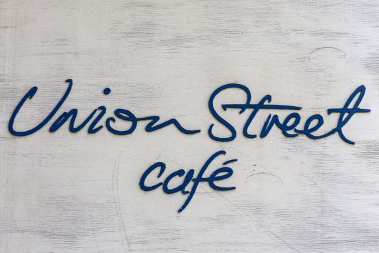 Union Street Cafe Logo Part Gordon Editorial Stock Photo - Stock Image ...