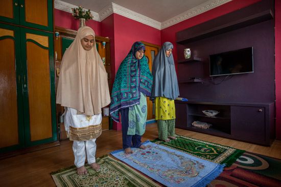 Nepalese Muslim Girls Lr Falak Parween Editorial Stock Photo - Stock ...