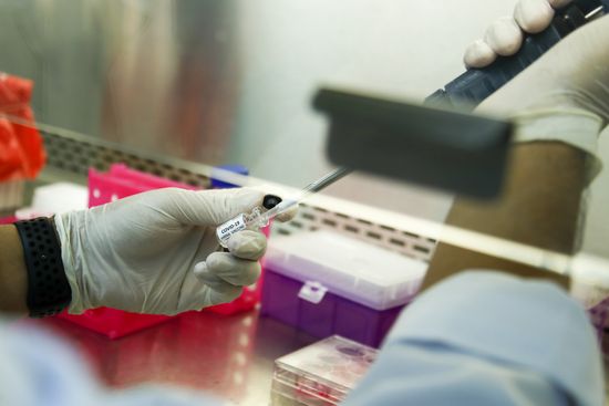 Thai Technician Works Laboratory Chula Vaccine Editorial Stock Photo ...