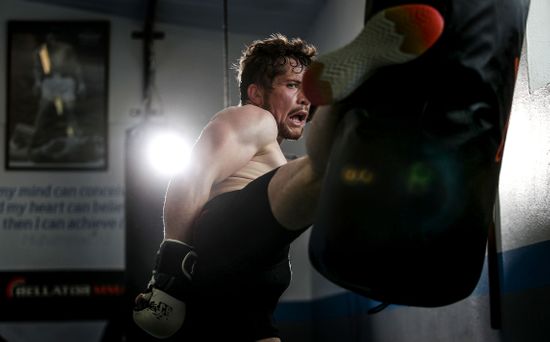 Mma Fighter Brian Moore Who Competes Editorial Stock Photo - Stock ...