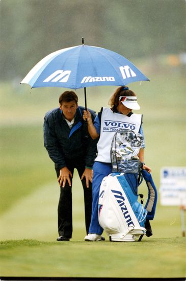 Nick Faldo His Caddie On Seventh Editorial Stock Photo - Stock Image ...