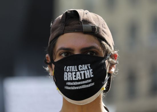 Protester Wearing Face Mask Slogans Seen Editorial Stock Photo - Stock ...