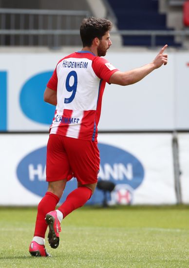 Heidenheims Stefan Schimmer Celebrates Scoring 30 Editorial Stock Photo ...