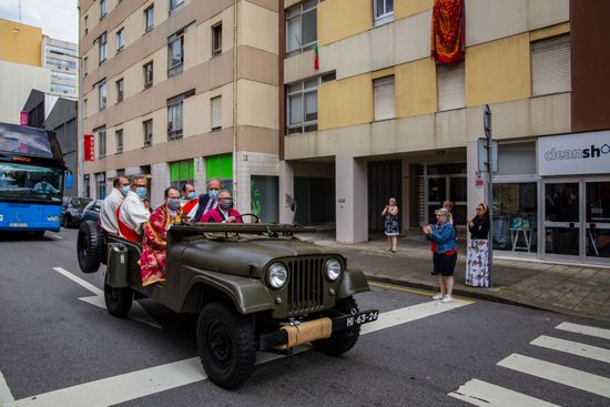 Priests Riding On One Vehicles During Editorial Stock Photo - Stock ...
