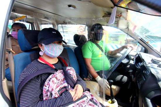 Passengers Took Uv Express Public Transport Editorial Stock Photo ...
