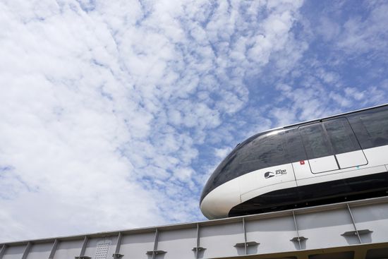 Byd Skyshuttle Train Seen During Trial Editorial Stock Photo - Stock ...