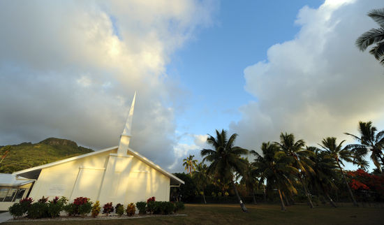 Local Church On Island Rarotonga Editorial Stock Photo - Stock Image ...