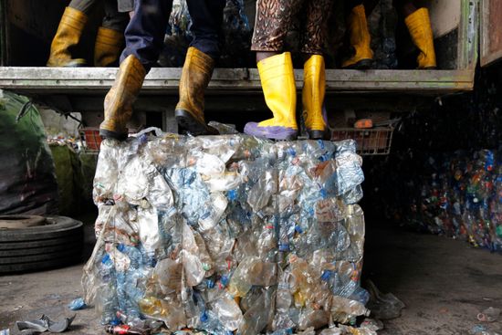 Workers Wear Rubber Galoshes They Stand Editorial Stock Photo - Stock ...