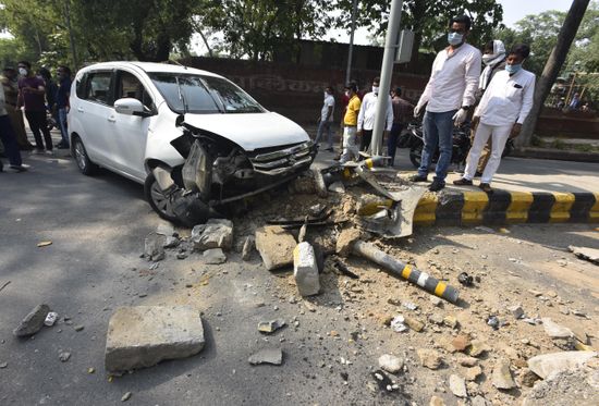 People Gathered Site Car Accident Jaswant Editorial Stock Photo - Stock ...