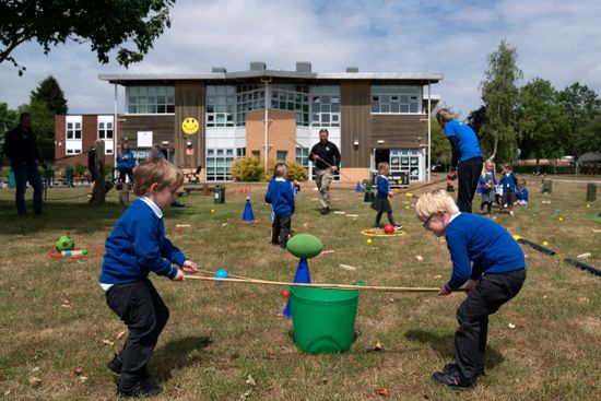 Reception Pupils Landywood Primary School Use Editorial Stock Photo ...