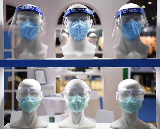 Various Types Personal Protective Equipment Displayed Editorial Stock ...