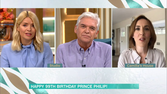 Holly Willoughby Phillip Schofield Camilla Tominey Editorial Stock ...