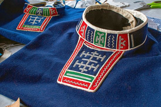 Traditional Sami Handicraft Lule Sami Sliehppa Editorial Stock Photo ...