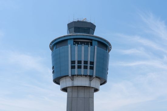 View Air Traffic Control Tower Laguardia Editorial Stock Photo - Stock ...