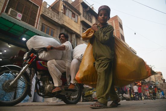 Pakistani Young Laborer Busy Their Workplace Editorial Stock Photo ...